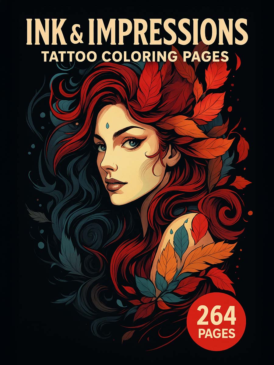 Ink & Impressions – 264 Tattoo Coloring Pages | Want To Color