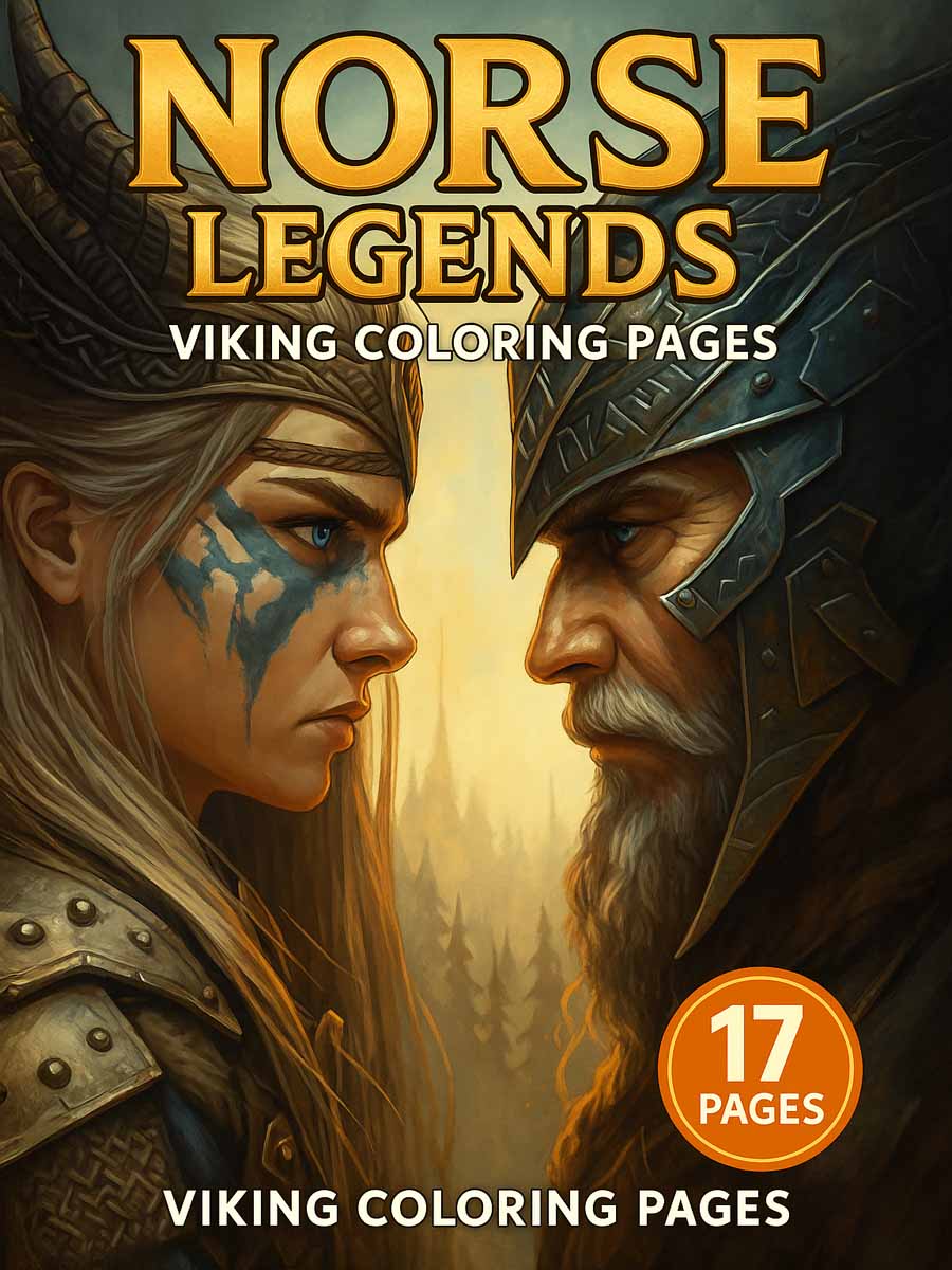 Norse Legends – 17 Viking Coloring Pages - Coloring Page Store